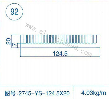 China F92,124mm customized Square Aluminum Heatsink in china,aluminum profiles,extruded profiles,LED Street Light Heatsink supplier