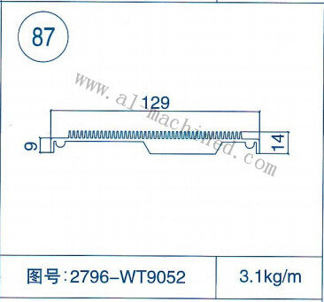 China F87,129mm customized Square Aluminum Heatsink in china,aluminum profiles,extruded profiles,LED Street Light Heatsink supplier