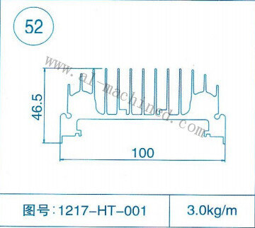China F52,100mm customized Square Aluminum Heatsink in china,aluminum profiles,extruded profiles,LED Street Light Heatsink supplier