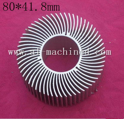 China Item 182.Machined LED Cooling in china, AL6063 Extruded Profiles LED Light Radiator,hot item round heatsinks in china supplier