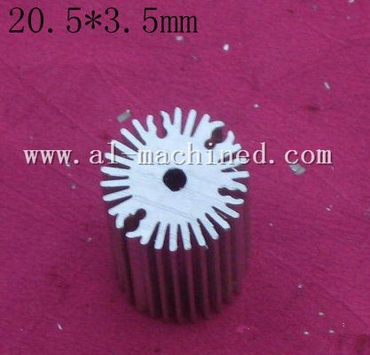 China Item 181.Machined LED Cooling in china, AL6063 Extruded Profiles LED Light Radiator,hot item round heatsinks in china supplier