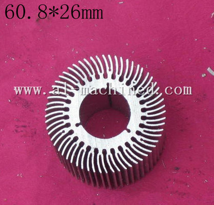 China Item 183.Machined LED Cooling in china, AL6063 Extruded Profiles LED Light Radiator,hot item round heatsinks in china supplier