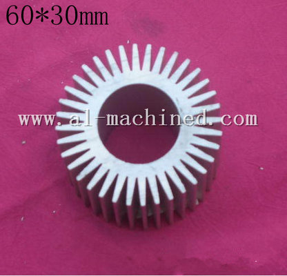 China Item 191.Machined LED Cooling in china, AL6063 Extruded Profiles LED Light Radiator,hot item round heatsinks in china supplier