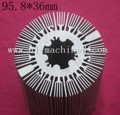 China Item 184.Machined LED Cooling in china, AL6063 Extruded Profiles LED Light Radiator,hot item round heatsinks in china supplier