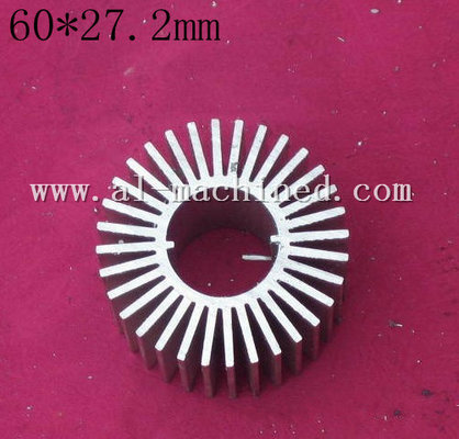 China Item 188.Machined LED Cooling in china, AL6063 Extruded Profiles LED Light Radiator,hot item round heatsinks in china supplier