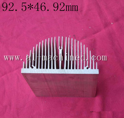 China H-62,AL6063-T5 Extrusion LED Cooler in china,extrusion heat sink,round heatsink.Anodized Heat Sink In Round Shape supplier