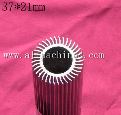 China H-75,Extrusion LED Cooler in china,extrusion heat sink,round heatsink.Anodized Heat Sink In Round,LED light heatsink supplier