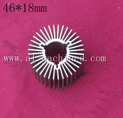 China H-50,AL6063-T5 Extrusion LED Cooler in china,extrusion heat sink,Aluminum Profile Anodized Heat Sink In Round Shape supplier