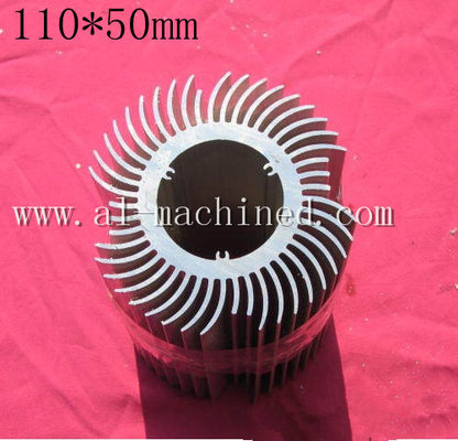 China H-60,AL6063-T5 Extrusion LED Cooler in china,extrusion heat sink,round heatsink.Anodized Heat Sink In Round Shape supplier