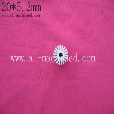 China Item 173,0.787"customized round extruded aluminum profile heatsink , cooler for led light supplier