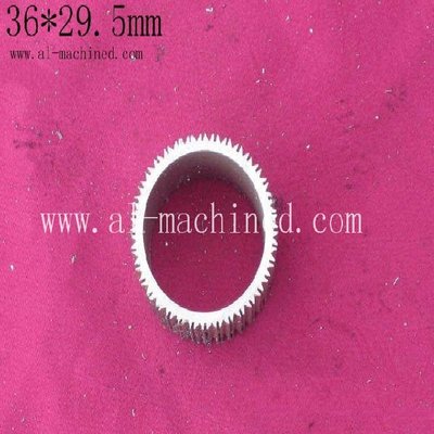 China Item 282,1.417"customized round extruded aluminum profile heatsink , cooler for led light supplier