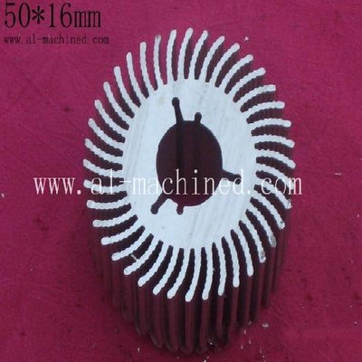 China Item 235.Machined LED Cooling in china, AL6063 Extruded Profiles LED Light Radiator,hot it supplier
