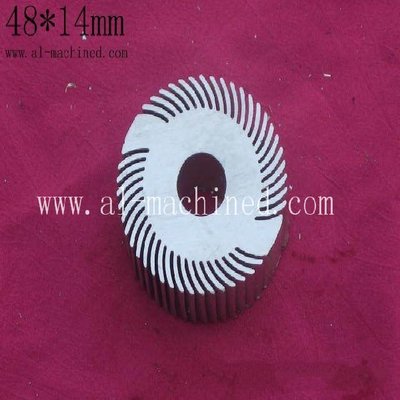 China Item 261.Machined LED Cooling in china, AL6063 Extruded Profiles LED Light Radiator,hot it supplier