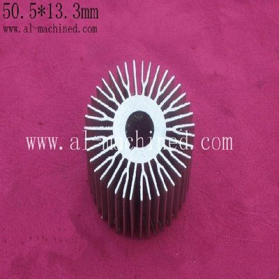 China Item 338,Machined LED Cooling in china, AL6063 Extruded Profiles LED Light Radiator,hot it supplier