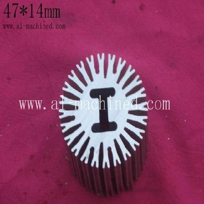 China Item 342,Machined LED Cooling in china, AL6063 Extruded Profiles LED Light Radiator,hot it supplier