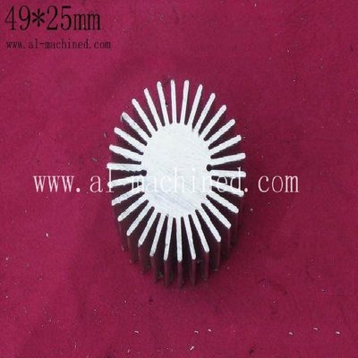 China Item 381,Machined LED Cooling in china, AL6063 Extruded Profiles LED Light Radiator,hot it supplier