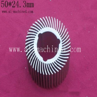 China Item 385,Machined LED Cooling in china, AL6063 Extruded Profiles LED Light Radiator,hot it supplier