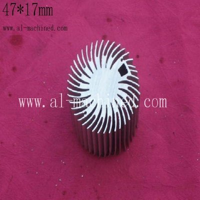 China Item 399,Machined LED Cooling in china, AL6063 Extruded Profiles LED Light Radiator,hot it supplier