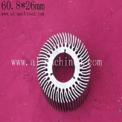 China Item 183,Machined LED Cooling in china, AL6063 Extruded Profiles LED Light Radiator,hot it supplier