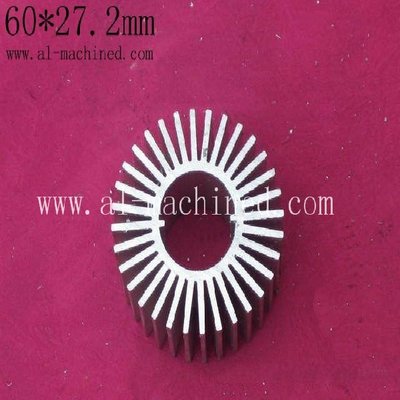 China Item 188,Machined LED Cooling in china, AL6063 Extruded Profiles LED Light Radiator,hot it supplier