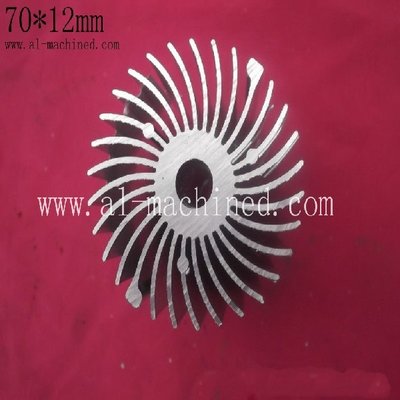 China Item 530,Machined LED Cooling in china, AL6063 Extruded Profiles LED Light Radiator,hot it supplier