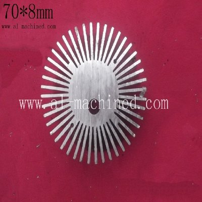 China Item 657,Machined LED Cooling in china, AL6063 Extruded Profiles LED Light Radiator,hot it supplier