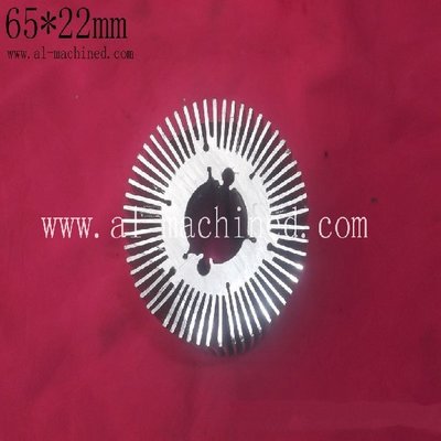 China Item 819,Machined LED Cooling in china, AL6063 Extruded Profiles LED Light Radiator,hot it supplier