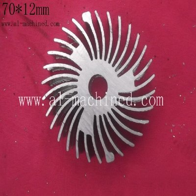 China Item1032,Machined LED Cooling in china, AL6063 Extruded Profiles LED Light Radiator,hot it supplier