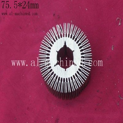 China Item 435,Machined LED Cooling in china, AL6063 Extruded Profiles LED Light Radiator,hot it supplier