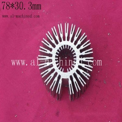 China Item 456,Machined LED Cooling in china, AL6063 Extruded Profiles LED Light Radiator,hot it supplier