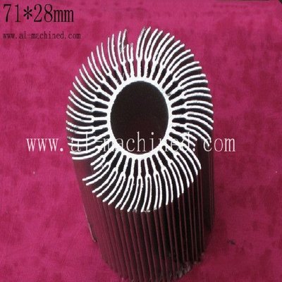 China Item 574,Machined LED Cooling in china, AL6063 Extruded Profiles LED Light Radiator,hot it supplier