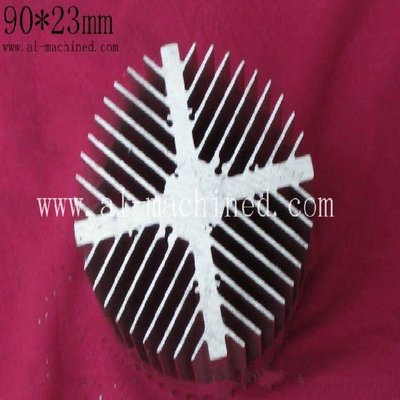 China Item 110,Machined LED Cooling in china, AL6063 Extruded Profiles LED Light Radiator,hot it supplier