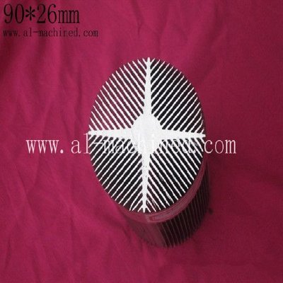 China Item 111,Machined LED Cooling in china, AL6063 Extruded Profiles LED Light Radiator,hot it supplier