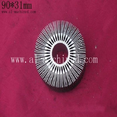 China Item 268,Machined LED Cooling in china, AL6063 Extruded Profiles LED Light Radiator,hot it supplier