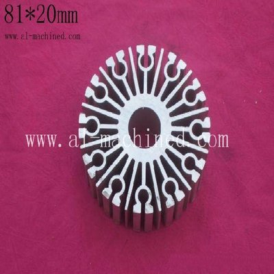 China Item 287,Machined LED Cooling in china, AL6063 Extruded Profiles LED Light Radiator,hot it supplier