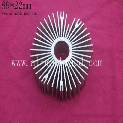 China Item 322,Machined LED Cooling in china, AL6063 Extruded Profiles LED Light Radiator,hot it supplier