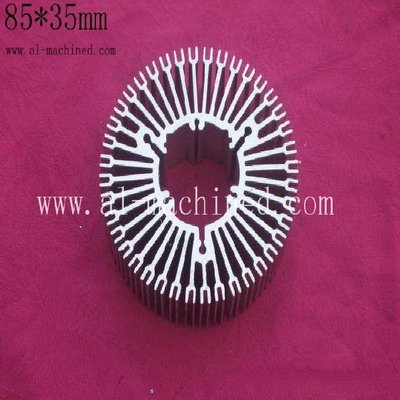 China Item 423,Machined LED Cooling in china, AL6063 Extruded Profiles LED Light Radiator,hot it supplier