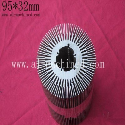 China Item 100,Machined LED Cooling in china, AL6063 Extruded Profiles LED Light Radiator,hot it supplier