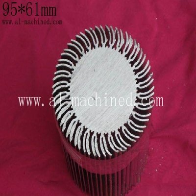China Item 121,Machined LED Cooling in china, AL6063 Extruded Profiles LED Light Radiator,hot it supplier
