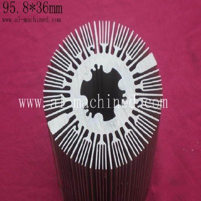 China Item 184,Machined LED Cooling in china, AL6063 Extruded Profiles LED Light Radiator,hot it supplier