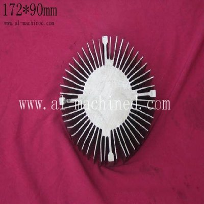 China Item 439,Machined LED Cooling in china, AL6063 Extruded Profiles LED Light Radiator,hot it supplier
