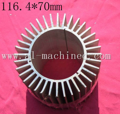 China Item 14,Machined LED Cooling in china, AL6063 Extruded Profiles LED Light Radiator,hot it supplier