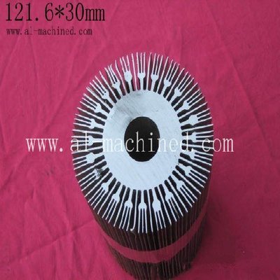 China Item 99,Machined LED Cooling in china, AL6063 Extruded Profiles LED Light Radiator,hot it supplier