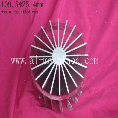 China Item 126,Machined LED Cooling in china, AL6063 Extruded Profiles LED Light Radiator,hot it supplier