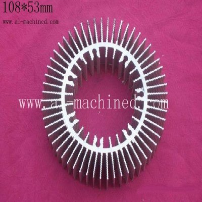 China Item 303,Machined LED Cooling in china, AL6063 Extruded Profiles LED Light Radiator,hot it supplier