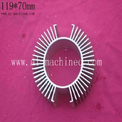 China Item 312,Machined LED Cooling in china, AL6063 Extruded Profiles LED Light Radiator,hot it supplier
