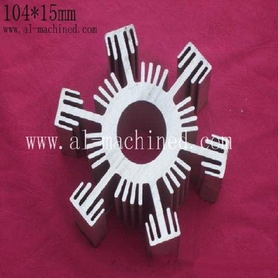 China Item 328,Machined LED Cooling in china, AL6063 Extruded Profiles LED Light Radiator,hot it supplier