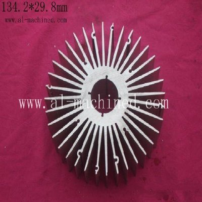 China Item 395,Machined LED Cooling in china, AL6063 Extruded Profiles LED Light Radiator,hot it supplier