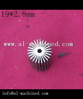 China Item 401,0.748"customized round extruded aluminum profile heatsink , cooler for led light supplier