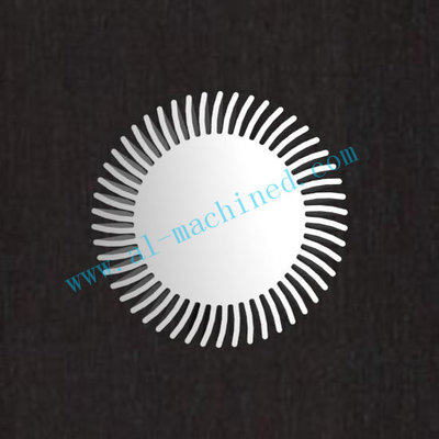 China Custom Machined LED Cooling in china, AL6063 Extruded Profiles LED Light Radiator,hot it supplier